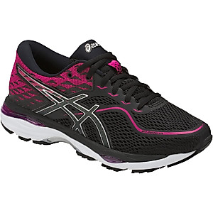 ASICS Women's Womens Gel-Cumulus 19 Athletic Shoe, Black/Silver/Ink Peacoat, 6 Medium US