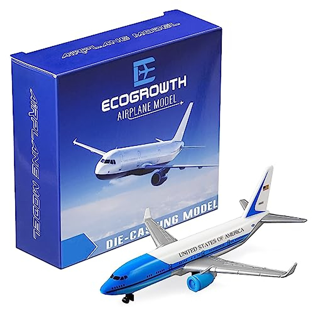 EcoGrowth Model Planes Airforce one Model Airplane Plane Aircraft Model for Collection & Gifts