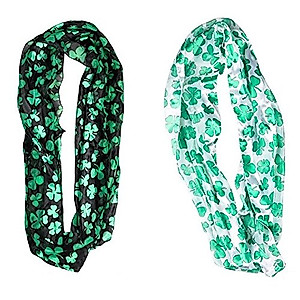St Patrick Irish Infinity Scarves Scarfs - 2 pack