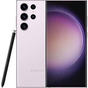 SAMSUNG Galaxy S23 Ultra 5G Factory Unlocked 512GB - Lavender (Renewed)