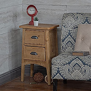 HIGOH Bedside Table Living Room Bedside Table Household Furniture Storage Cabinet Bedroom Drawer Bedside Table