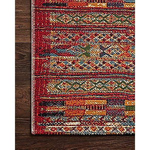 Loloi Mika Red/Multi 7'-10" x 11'-2" Area Rug