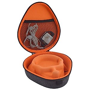 Geekria Shield Case Compatible with OpenMove, OpenRun Mini, Air, OpenRun Pro, OpenRun Case, Replacement Protective Hard Shell Travel Carrying Bag with Cable Storage (Dark Grey)