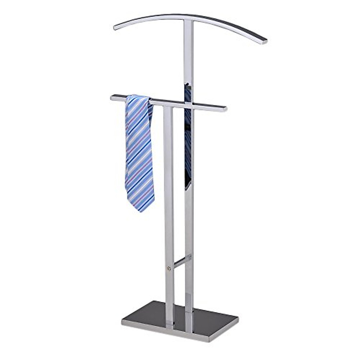 Kings Brand Furniture - Dossi Chrome Finish Metal Suit Rack Valet Stand