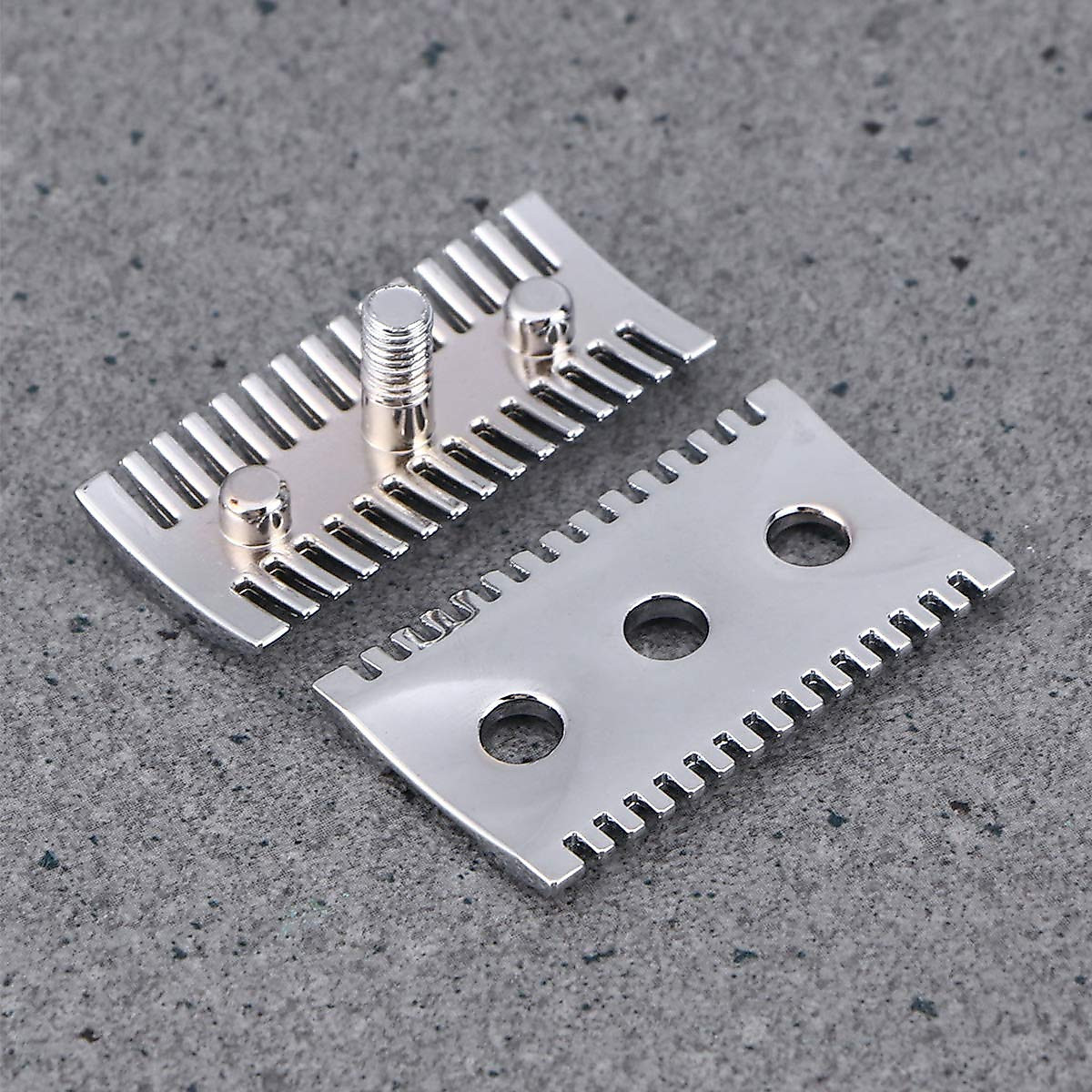 Lurrose Razor Head Replacement Manual Double Edge Razor Safety Shaving Head without Blade