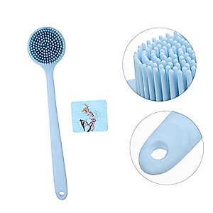 FOMIYES 4pcs Loofah Use Men with Cleaning Soft Wet Double Brushes Household Scrubber Dual-Sided Practical or Exfoliator Back Portable Washer Skin Bathroom Convenient Exfoliating Long