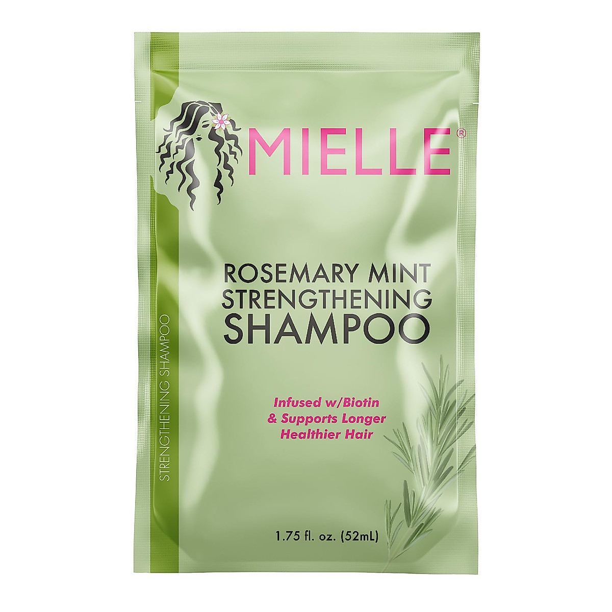 Mielle Rosemary Mint Strengthening Shampoo w/Biotin 1.75 Fl Oz (Pack of 3)