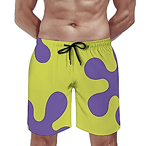 Cosplay Summer Beach Shorts Cool Boardshorts with Pockets Quick Dry Surfing Swim Trunks with Mesh Lining XL