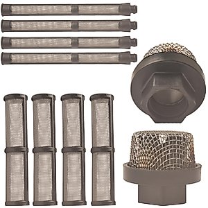 GDHXW Airless Spray Filter Screen Set 3 Kinds Suction Pipe Filter Screen Spray Pump Inner Core Filter Screen Spray Gun Filter Screen,for Graco 390 395 490 495 495 595 3400 Sprayers