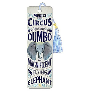 Disney Bookmark for Adults Kids Bundle - 4 Pc Disney Live Action Movie Bookmark Set Featuring Aladdin, Beauty and The Beast, Dumbo, and Lion King (Disney School Supplies)