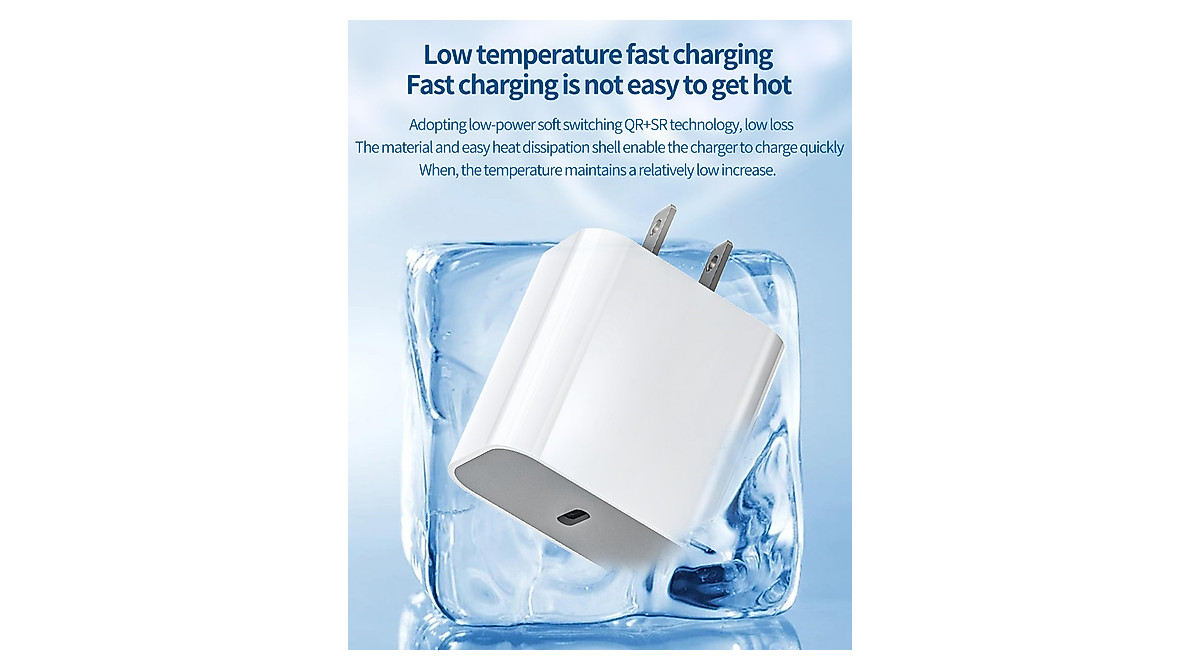 20W iPhone 15 Pro Max Charger with 6.6ft Cable