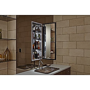 Kohler 540480 Catalan Medicine Cabinet, Satin Anodized Aluminum