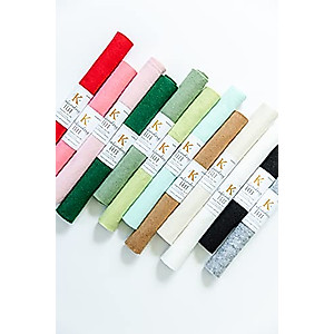 Kimberbell Felt Sheet, Color: Pink Grapefruit, Size: 12 x18, Thickness: 1.4 mm, Iron-Friendly & Machine Washable, Machine Embroidery, Quilting & Sewing - KDKB1259