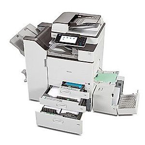 Ricoh Aficio MP C4503 Color Multifunction Copier- A3, 45 ppm, Copy, Print, Scan, 2 Trays and Stand (Renewed)