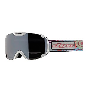 Dye Snow T1 Girls Youth Snow Goggle, Bello Print with Smoke Silver Lenses