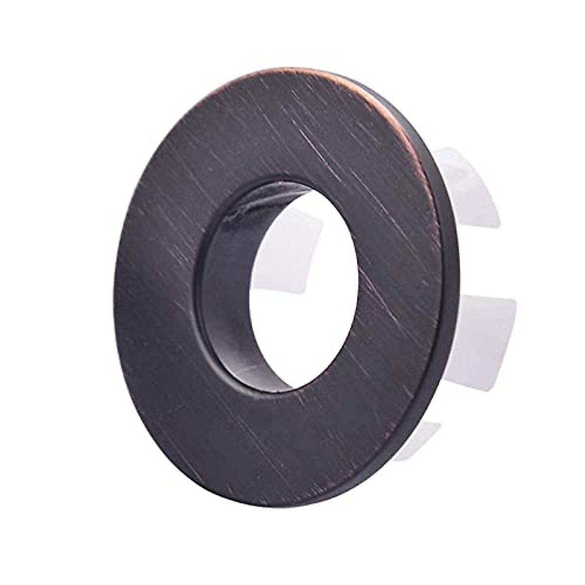BWE Oil Rubbed Bronze Sink Basin Trim Overflow Cover Brass Insert in Hole Round Caps