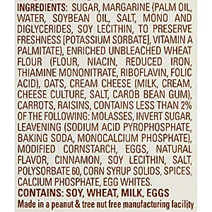 Our Specialty Carrot Cake Sweet Middle Sandwich Cookies, Made in a Peanut Free and Nut Free Facility, 12 Pack