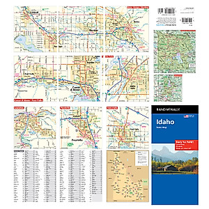 Rand McNally Easy to Fold: Idaho State Laminated Map