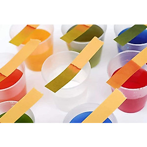 Bettomshin 10 Packs of 800 Strips PH 1-14 Test Paper Litmus Strips Tester Indicator Paper 80Pcs Per Pack for Garden and Soil Testing