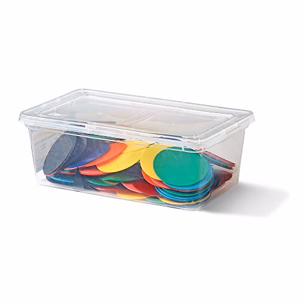 hand2mind Plastic Rainbow Fraction Circles, Circle Manipulatives, Fraction Tools for Kids, Math School Supplies, Montessori Math Materials, Classroom Math Manipulatives 4th Grade (15 Sets of 51)