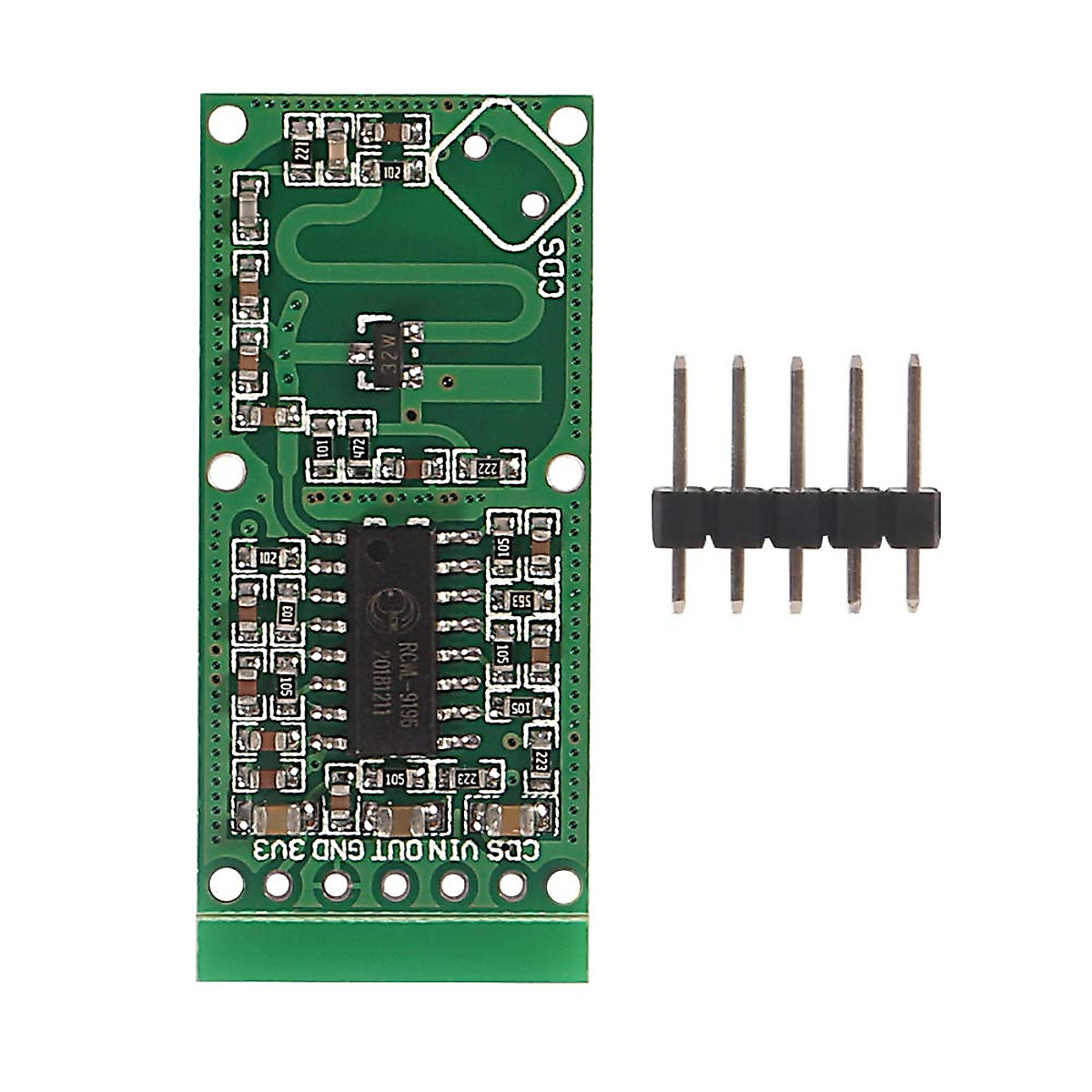 Aitrip 8pcs Microwave Radar Sensor RCWL-0516 Switch Module Human Board Induction Board Detector 5-7M Detection Distance 4-28V Compatible with Arduino Raspberry PI,Human Rat Cat Detector