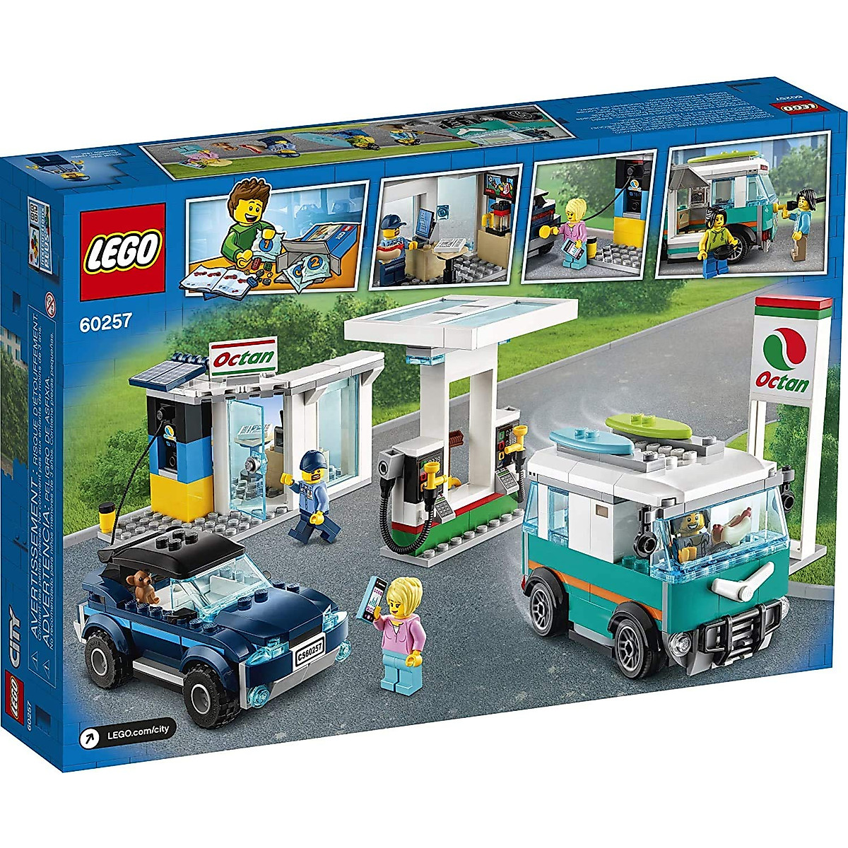 LEGO City Service Station 60257 Pretend Play Toy, Building Sets for Kids, New 2020 (354 Pieces)