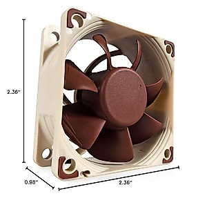 Noctua NF-A6x25 5V PWM, Premium Quiet Fan, 4-Pin, 5V Version (60mm, Brown)