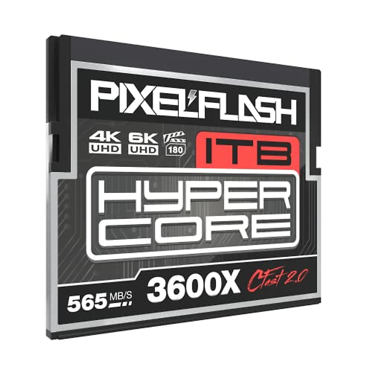 1TB PixelFlash CFast 2.0 Memory Card 3600X HyperCore 565MB/s SATA3 VPG180 CFast Card Compatible w/DSLR Cinematic Video & Photo cams Lab Tested-Certified Flash Memory 1024GB 2023 Model