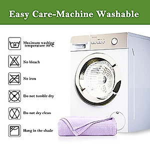 PiccoCasa Cooling Blanket All Seasons Breathable for Hot Sleepers, Soft and Lightweight for Bed, Sofa Thin Blanket Summer Keep Cool Full 79"x90" Lavender