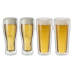 ZWILLING Sorrento Double Wall Pint Glass, 4-pc