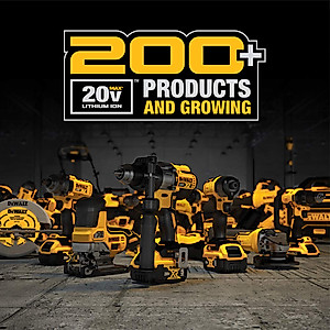 DEWALT 20V MAX XR Hammer Drill/Driver Combination Kit with Power Detect Tool Technology, 1/2 Inch, Battery and Charger Included (DCD998W1)