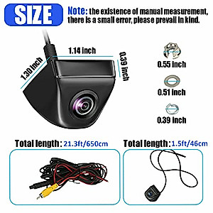 Kairiyard Backup Camera for Car, HD Rear View Reverse Camera Night Vision 170° Wide View Angel Back up Camera Systems IP69 Waterproof for Cars Trucks Pickup SUVs RVs Vans
