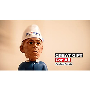 Pesky Patriot Sleepy Joe Biden Bobblehead Novelty Gag Gift | Funny Anti-Biden Bobble Figure for Conservatives and Republicans