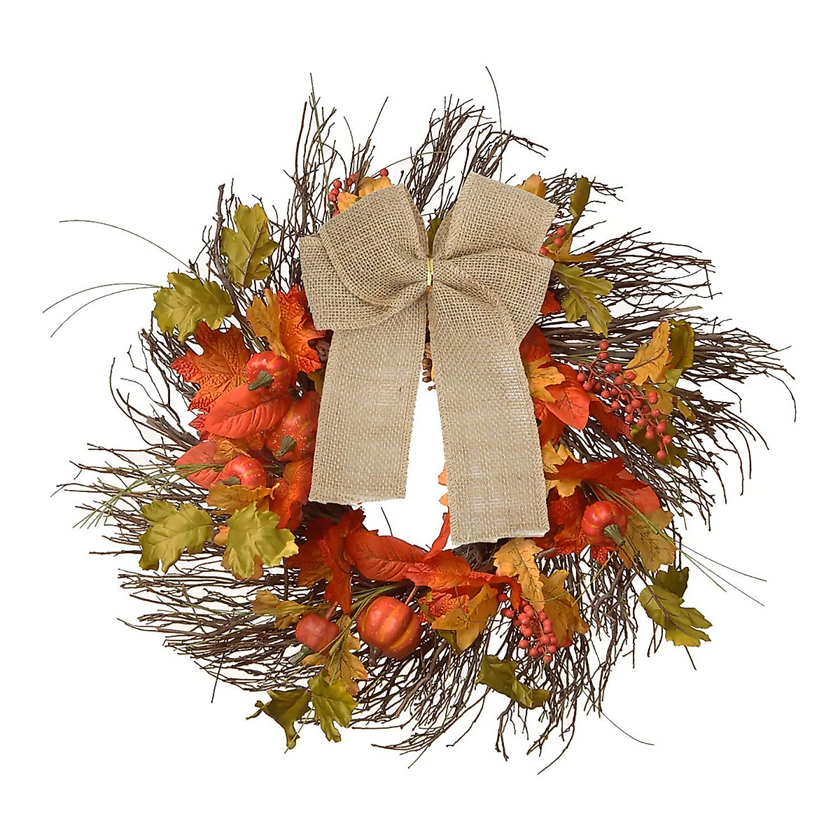 Midi Ribbon 2-1/2" Burlap Ribbon Fabric Craft Ribbon On Spool 10 Yards, Natural