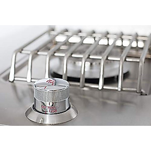 Bull Outdoor Products 60008 Stainless Steel Single Side Burner, Liquid Propane , Gray