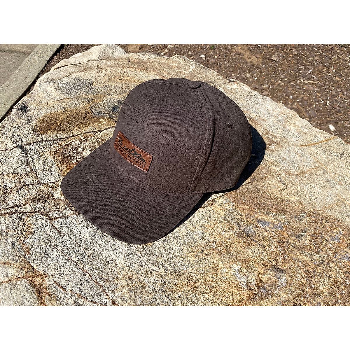 KANUT SPORTS Hoyt Camper Cap - 100% Canvas Buffalo Plaid Underbrim, Adjustable Strap, for Men and Women (Brown)