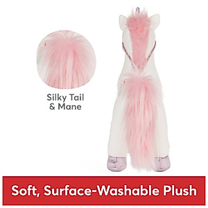 GUND Lily Rose Unicorn Stuffed Animal Plush Toy for Ages 1 and Up, White, 15”