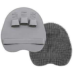 1 Pack Soft Silicone Shower Brush Body Wash Bath Exfoliating Skin Massage Scrubber, Dry Skin Brushing Glove Loofah, Fit for Sensitive and All Kinds of Skin