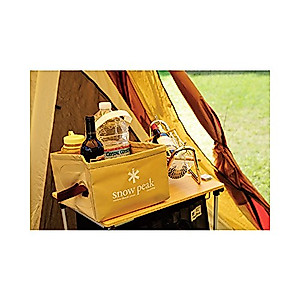 Snow Peak Pack Bucket - Made in the USA - 11.5 x 11.5 x 6.5 in