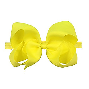 JOYOYO Baby Headbands 30 PCS Soft Head Bands Big 6" Hair Bows Nylon Headbands for Baby Girls Infants Toddlers Hair Accessories