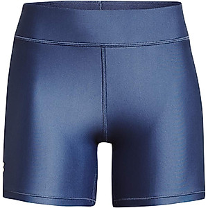 Under Armour Heatgear Armour Mid Rise Middy, Mineral Blue (470)/White, Small