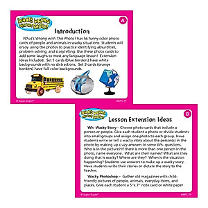 Super Duper Publications | What's Wrong with This Photo Flash Cards | Problem Solving, Reasoning and Critical Thinking Skills Fun Deck | Educational Learning Resource for Children