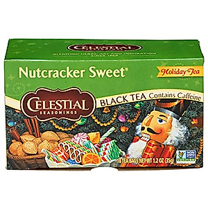 Celestial Seasonings Black Tea, Nutcracker Sweet, 18 Count