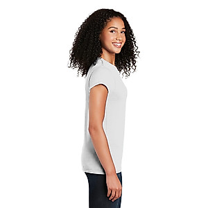 Gildan Ladies Soft Style Short Sleeve T-Shirt (S) (White)