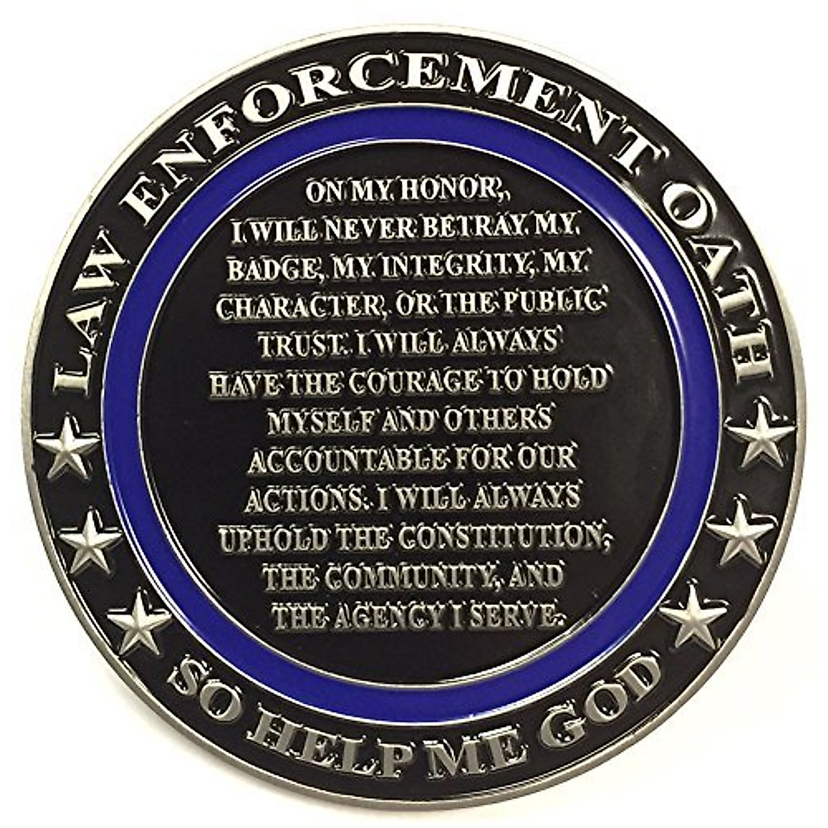 Police Challenge Coin - One Ass to Risk Police Academy Graduation or Retirement Gifts