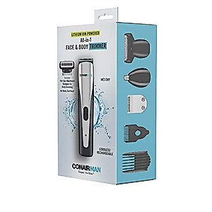 ConairMAN Cordless Lithium Ion Powered All-in-1 Beard & Body Trimmer for Men