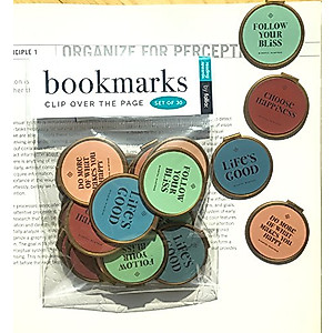 Folio Mantra Quote Bulk Bookmarks Set of 30- Motivational Inspirational & Affirmation Bookmarks Teens Students & Kids -Perfect Gifts - School Student Incentives – Motivational Business