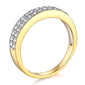 14k Yellow Gold SOLID Wedding Band - Size 5