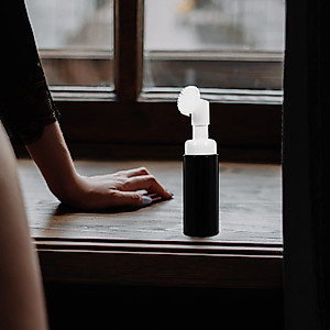 Foaming Dispenser 3Pcs Foaming Soap Dispenser Empty Facial Foam Bottle Hand Soap Containers with Foam Massage Clean Brush Head for Home Bathroom 100ml 30ml