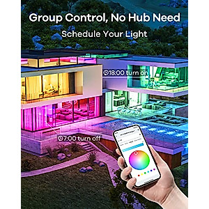 Linkind Smart Light Bulbs, Smart Bulb That Work with Alexa & Google Home, LED Light Bulbs Color Changing, A19 E26 WiFi Light Bulb Dimmable (Retro)